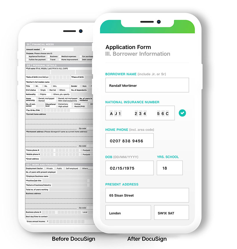 Digital and Mobile Solutions for Banking & Lending | DocuSign